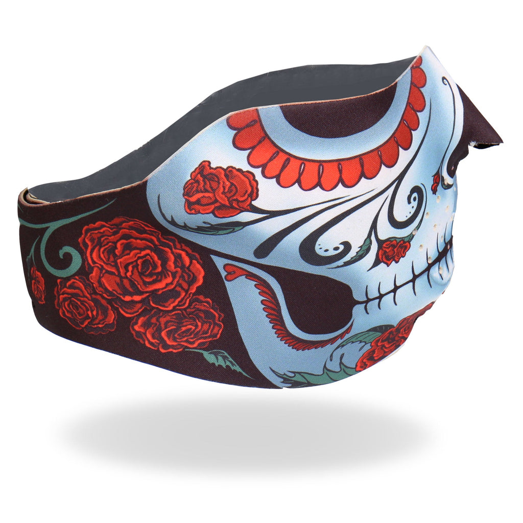 Hot Leathers FMB1005 Calavera Half Face Mask – Brock Black Customs