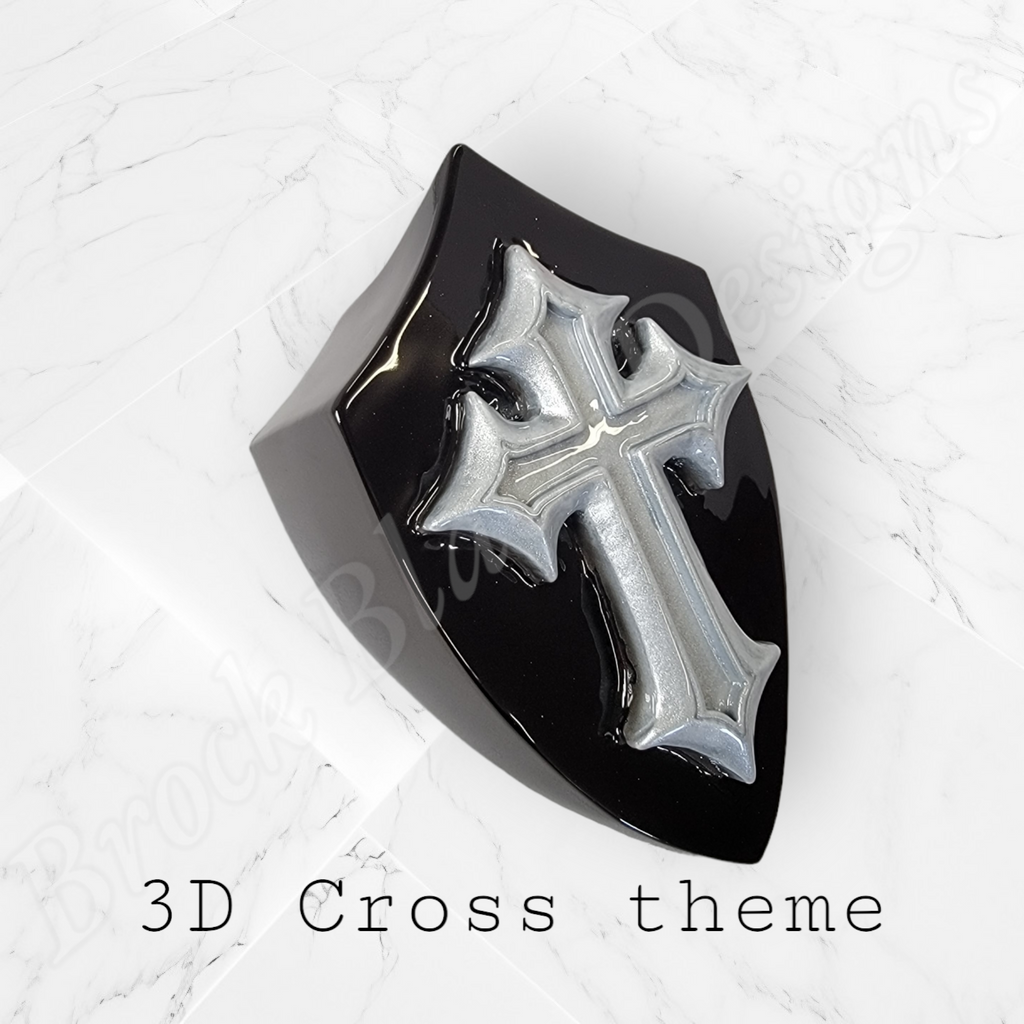3D cross derby cover, points cover, and horn cover – Brock Black Customs