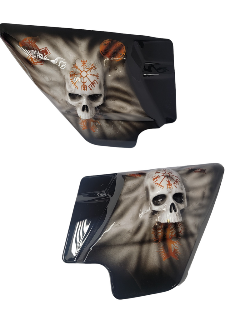 Harley davidson Bezerker side covers – Brock Black Customs