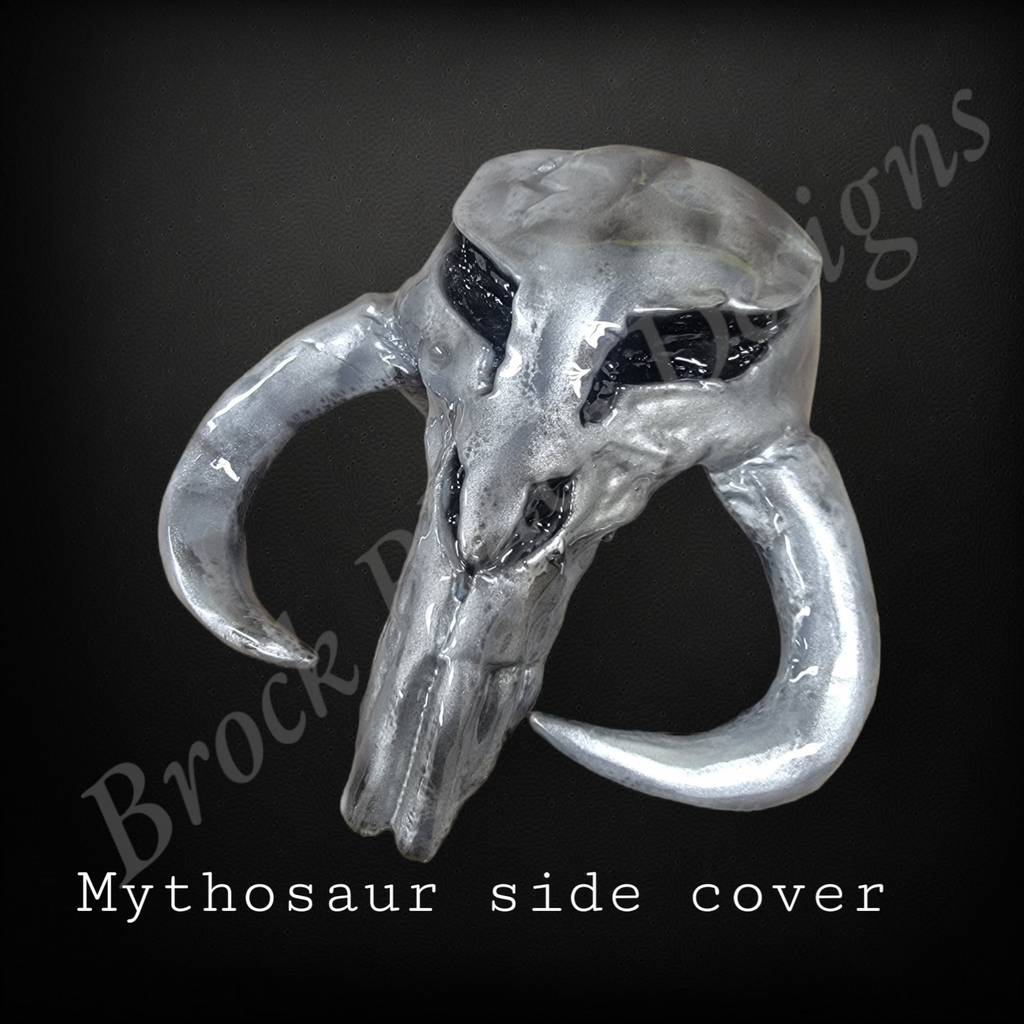 Mythosaur side-mounted cover – Brock Black Customs