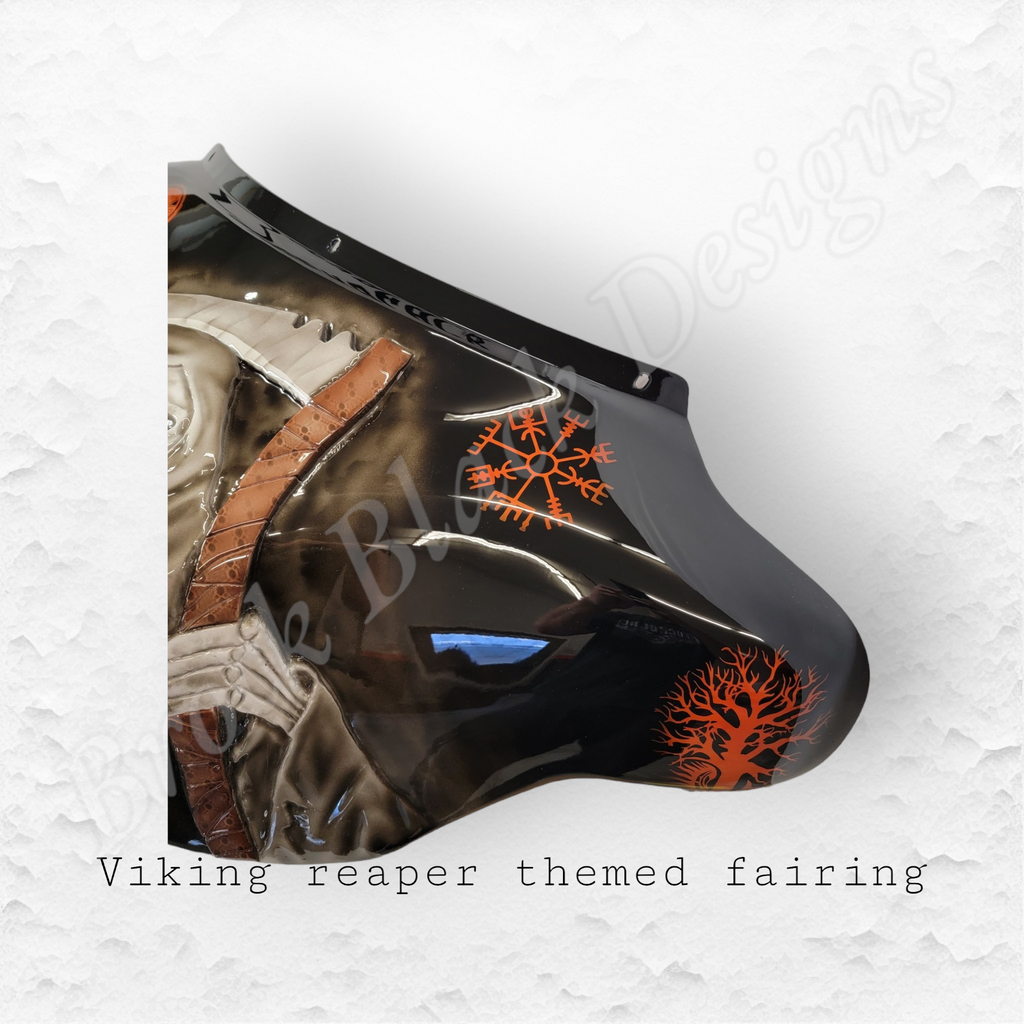Grim Reaper Viking themed fairing – Brock Black Designs