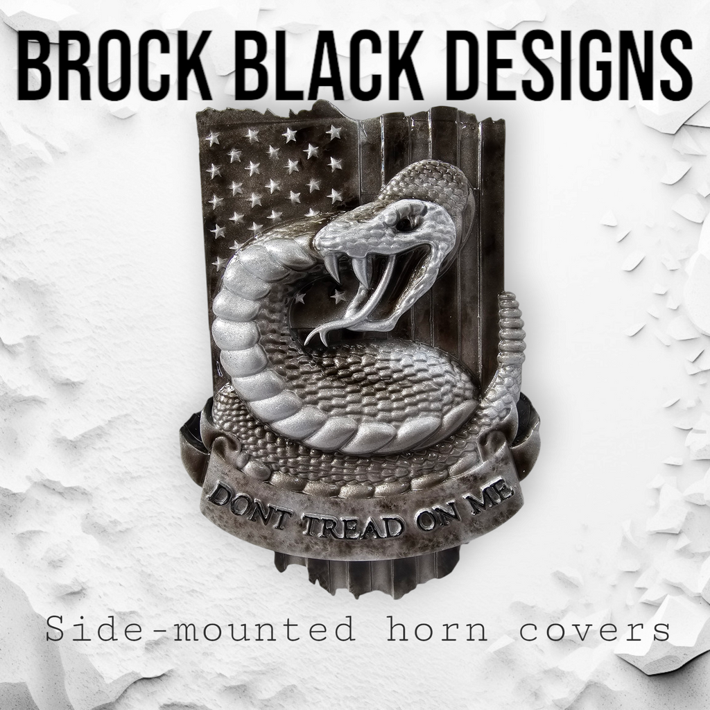 Dont Tread on Me horn cover – Brock Black Customs