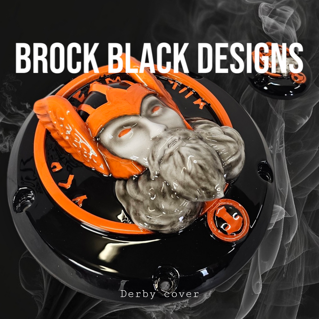 3D Thor derby and points cover – Brock Black Customs