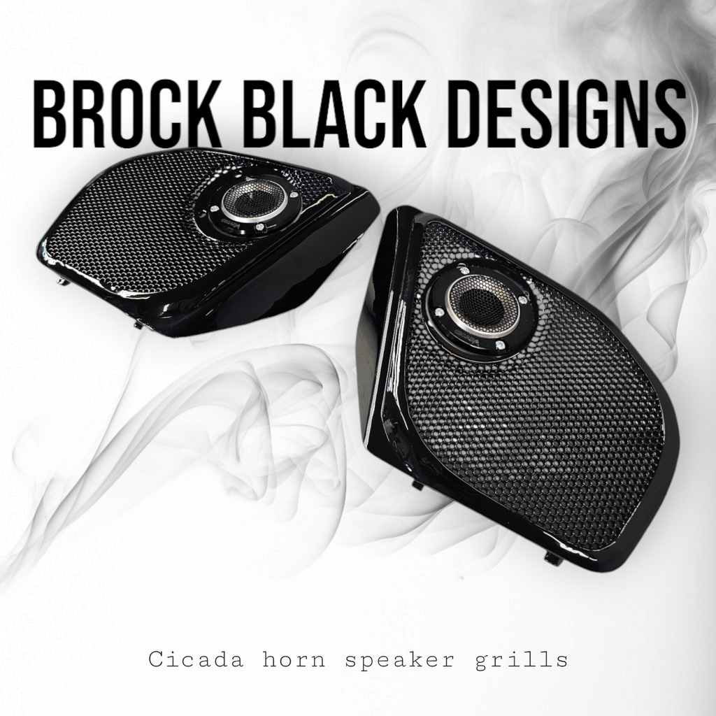 2024 Road Glide with Cicada horn speakers grill covers set – Brock ...