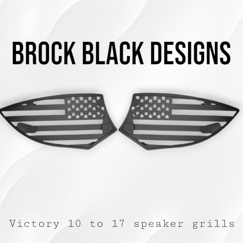 American Flag inner Victory grills – Brock Black Customs