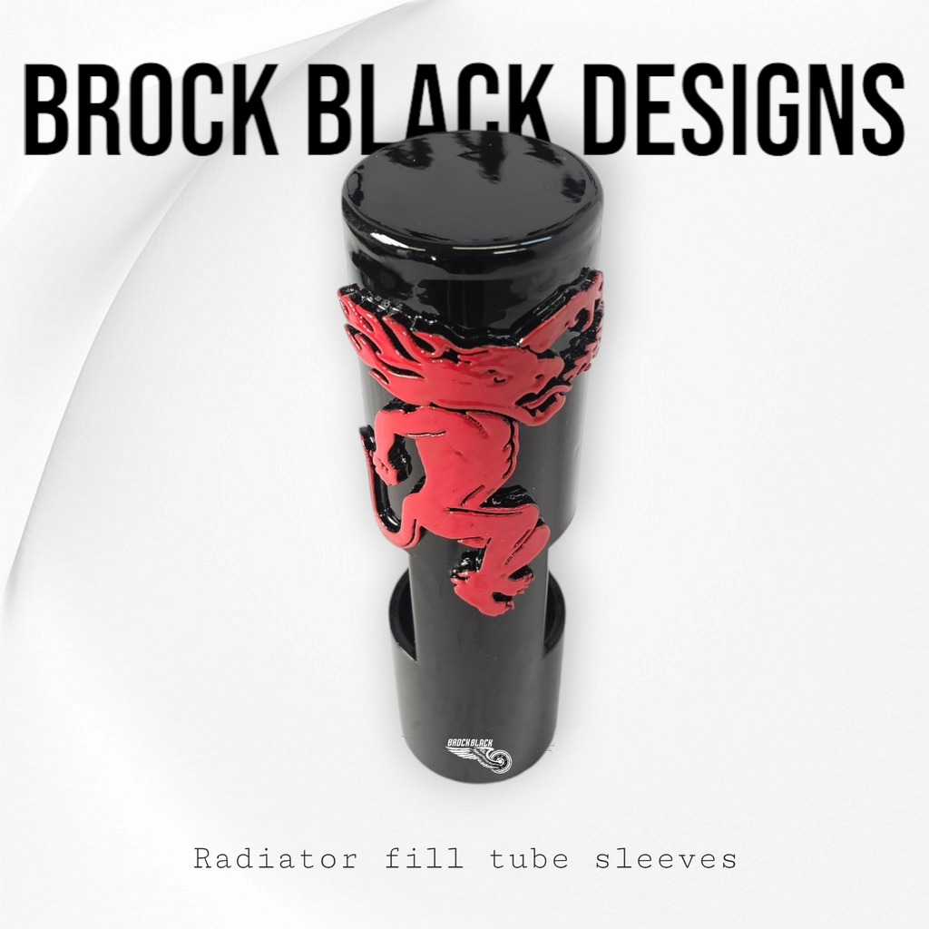23.5 + radiator fill tube Fireball sleeve – Brock Black Customs