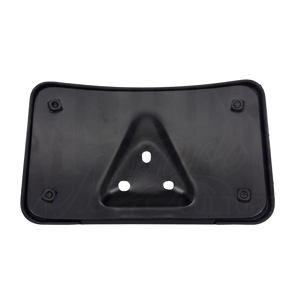 MOONSMC® Gloss Black Curved Laydown License Plate Mount with Frame ...