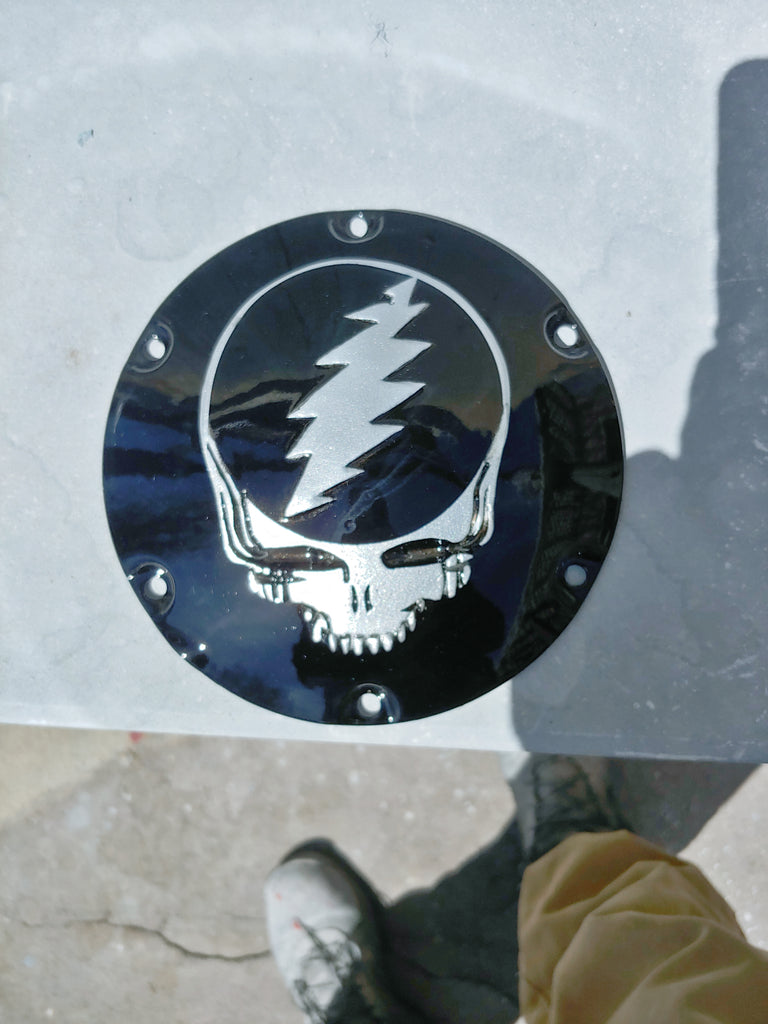 Grateful Dead derby cover – Brock Black Customs