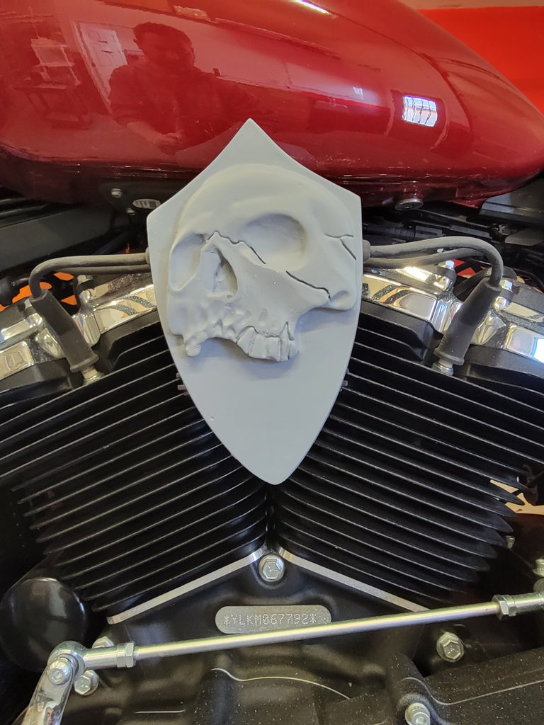 Twisted skull Coil Cover – Brock Black Customs