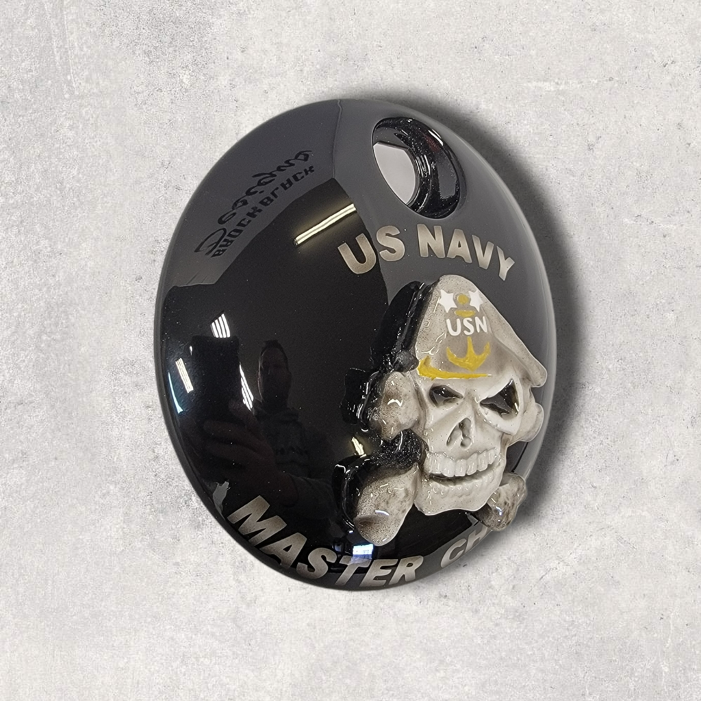 3D US NAVY Mater Chief fuel door – Brock Black Customs
