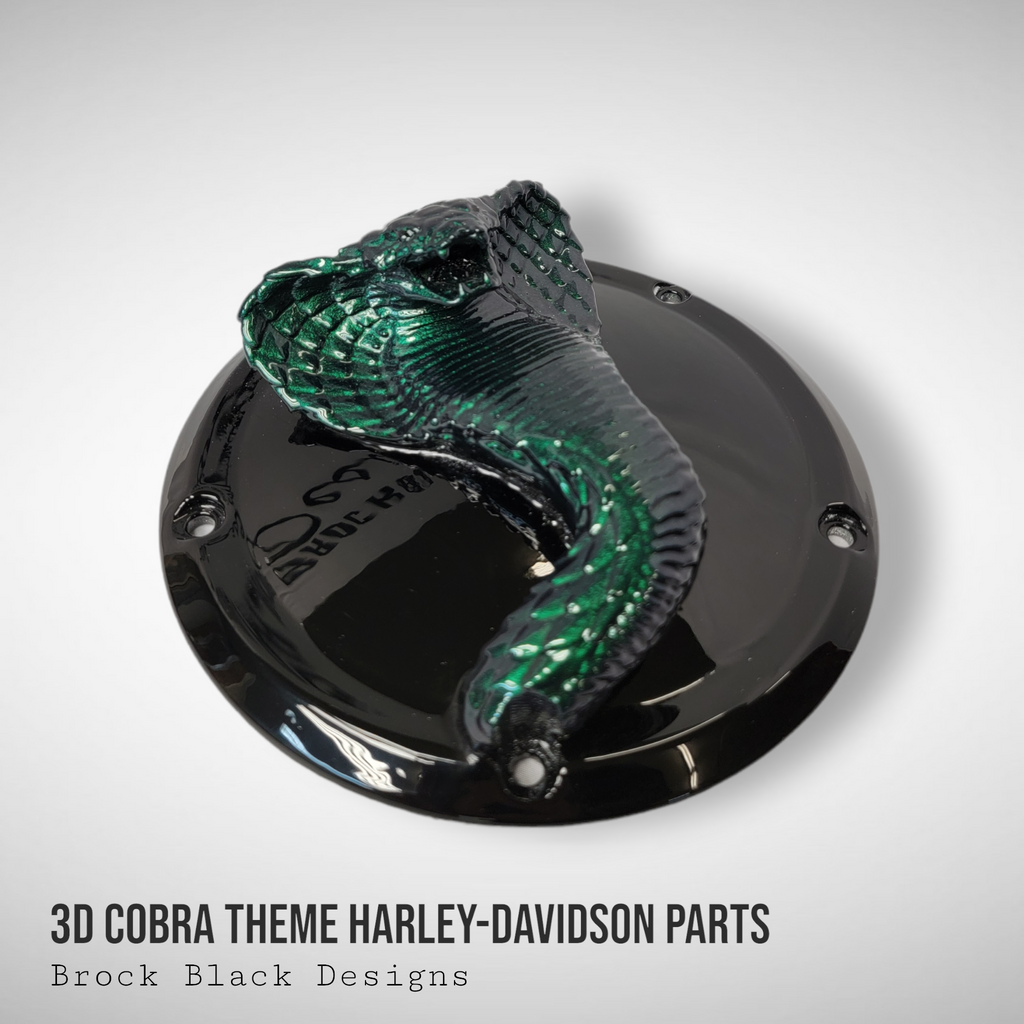 Cobra derby cover – Brock Black Customs