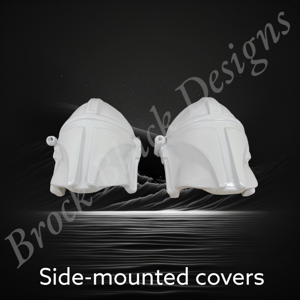 Mandalorian side-mounted cover – Brock Black Customs