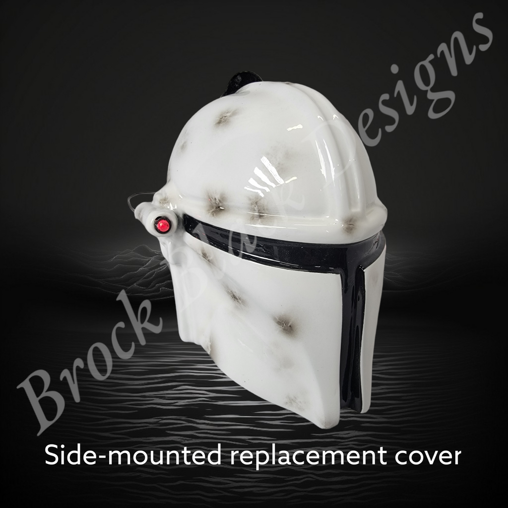 Mandalorian side-mounted cover – Brock Black Customs