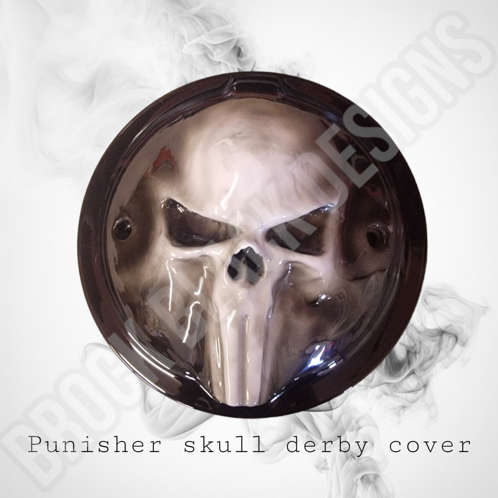 PUNISHER SKULL Victory/INDIAN primary Cover – Brock Black Customs